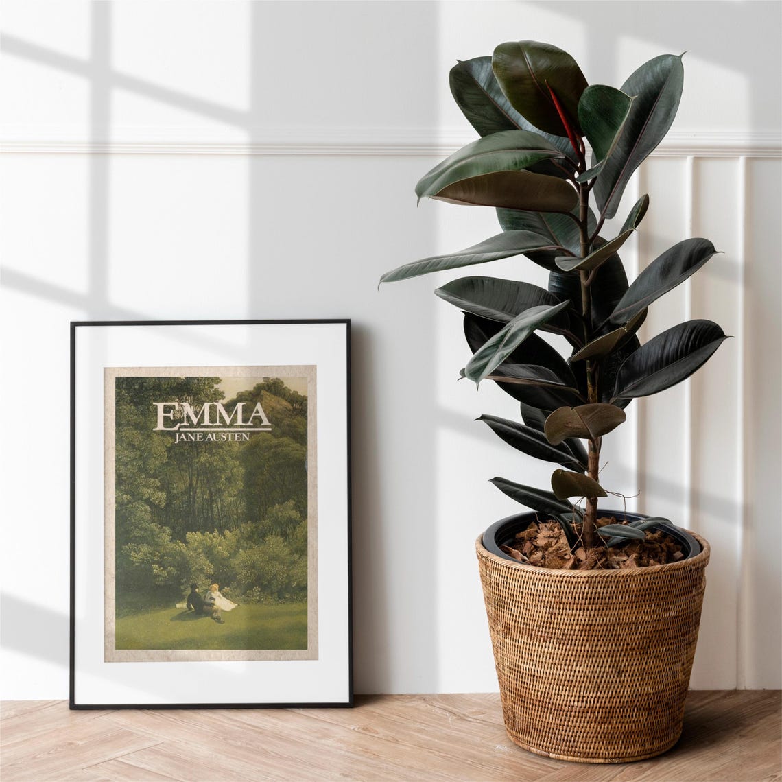 Emma Book Art Print | Digital Vintage Print for Library Wall Decor ...