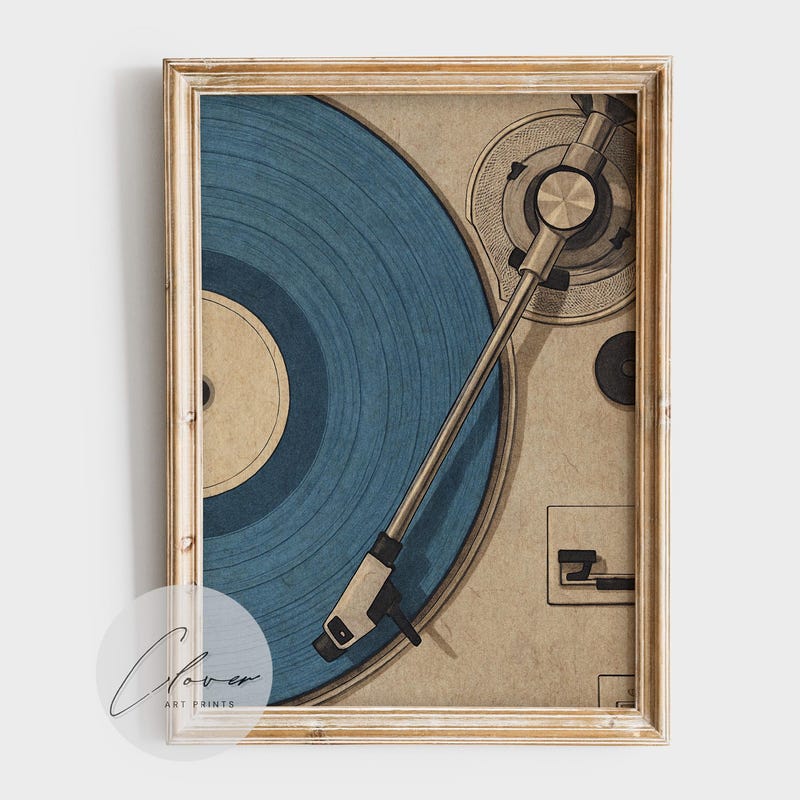 Record Player Art - Etsy
