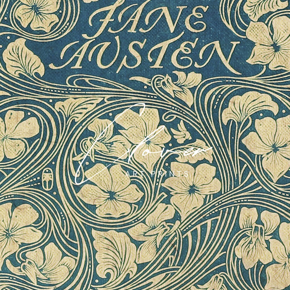 Jane Austen Book Cover Art Print Bundle Bookish Gift for Book Lovers ...