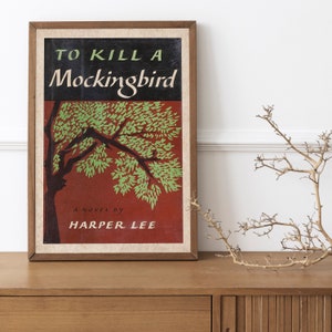 Custom Book Cover Art Print Bookish Gift for Book Lovers and Bookworm ...