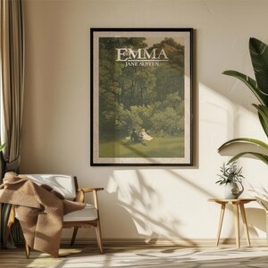 Emma Book Art Print | Digital Vintage Print for Library Wall Decor ...