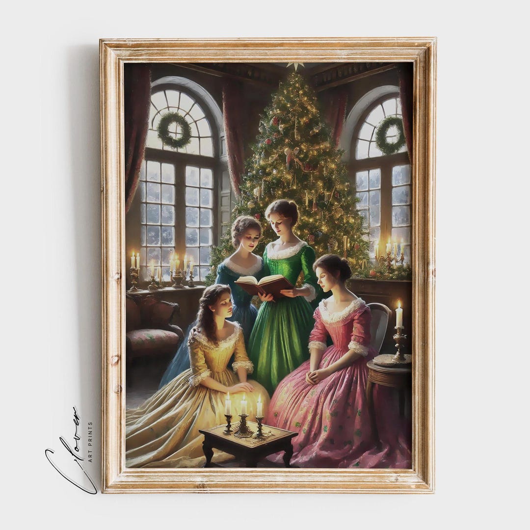 Little Women March Sisters Art Print | Bookish Gift for Book Lovers and ...