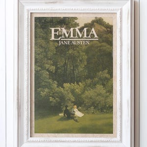 Emma Book Art Print | Digital Vintage Print for Library Wall Decor ...