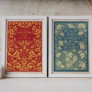 Emma Book Cover Art Print | Bookish Gift for Book Lovers and Bookworm ...