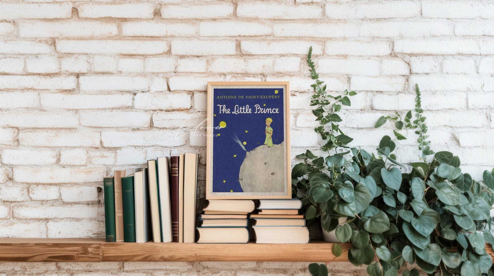 Lámina de portada del libro El Principito: ilustración vintage de ...