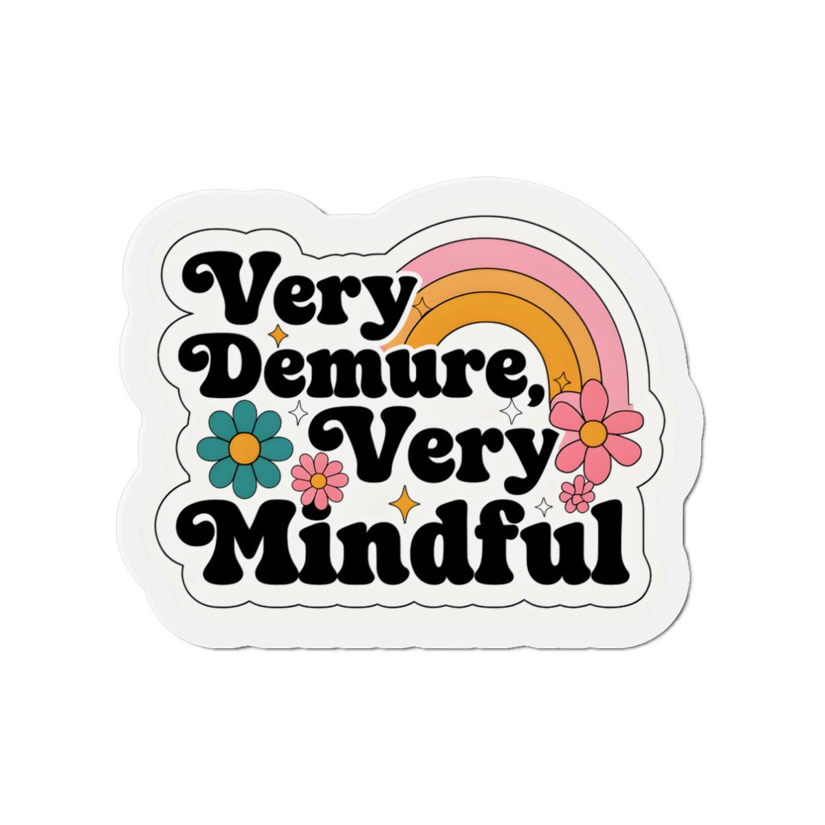 Mindful Meditative Die-cut Magnet, Mindfulness Gift, Zen Decor, Calming ...