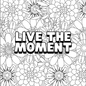 Motivational Quotes Coloring Pages: 30 Printable Designs (PDF) - Etsy