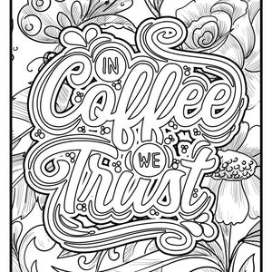 Digital Coloring Pages - Motivational Quotes Coloring Pages - 50 Pages ...