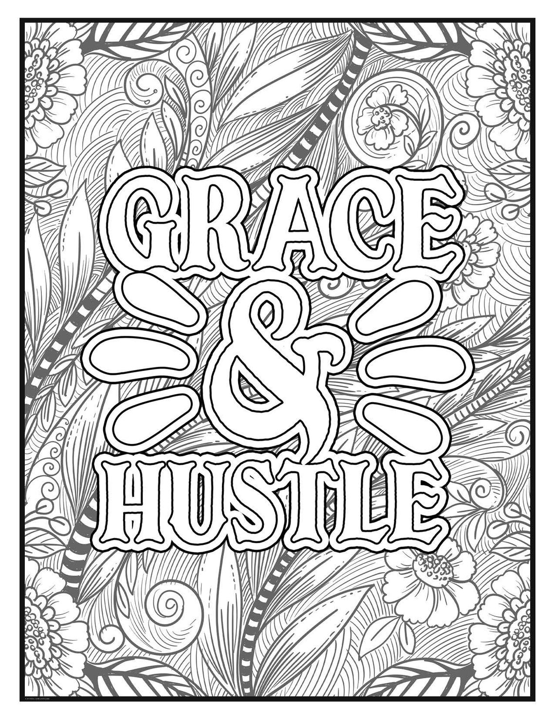 Digital Coloring Pages - Motivational Quotes Coloring Pages - 50 Pages ...