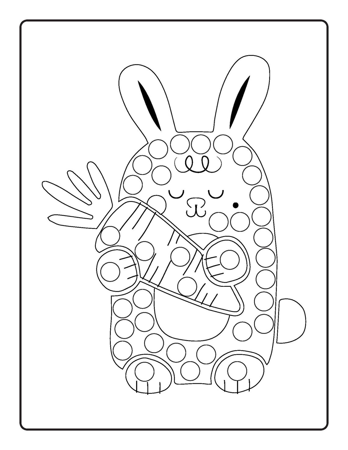 Digital Coloring Pages - Easter Dot Markers Activity - 12 Pages ...