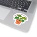 Sticker Sheet, Cheerful Potted Plant, Grow Through What You Go Through ...