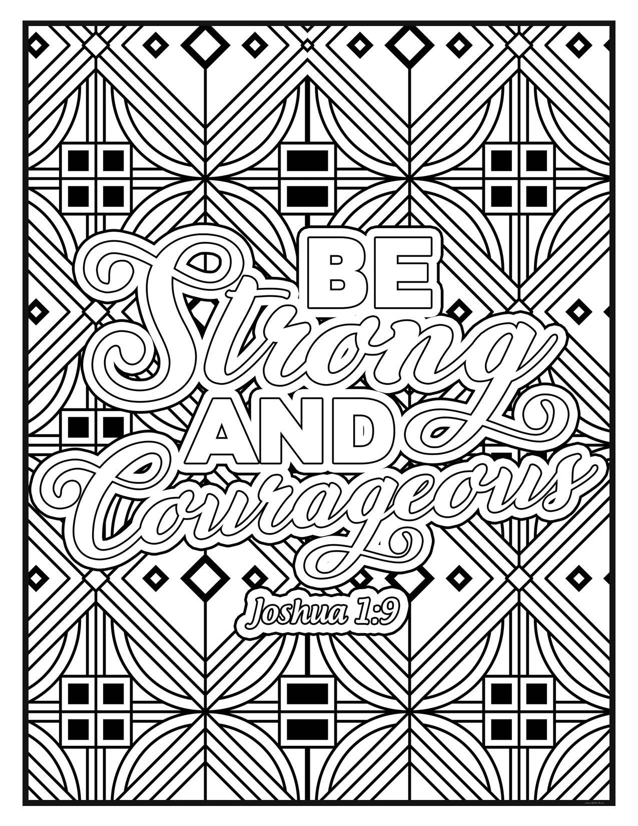 Digital Coloring Pages - Motivational Quotes Coloring Pages - 50 Pages ...