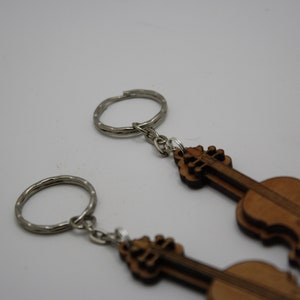 Wooden Cello Key Chain - Key Fob, Student Gift, Musician Gift, Music ...