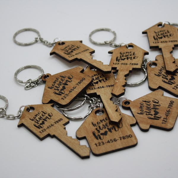 Realtor Keychain - Etsy