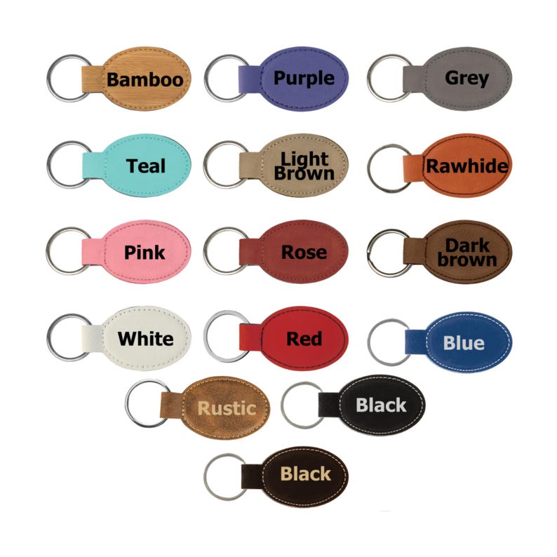 Custom Realtor Keychain - Vegan Leather - Leatherette - Real Estate ...