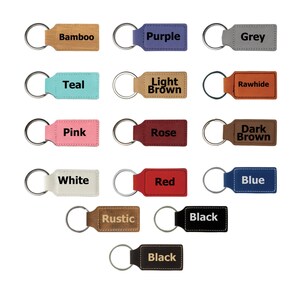 Custom Realtor Keychain - Vegan Leather - Leatherette - Real Estate ...