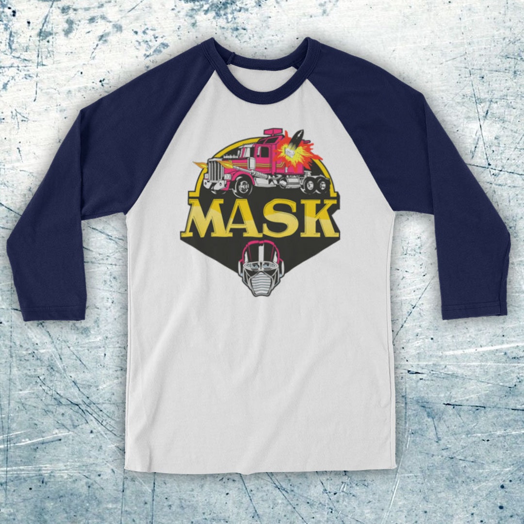 Mask 80's Cartoon Logo 80's Retro Kids TV Show - Etsy España