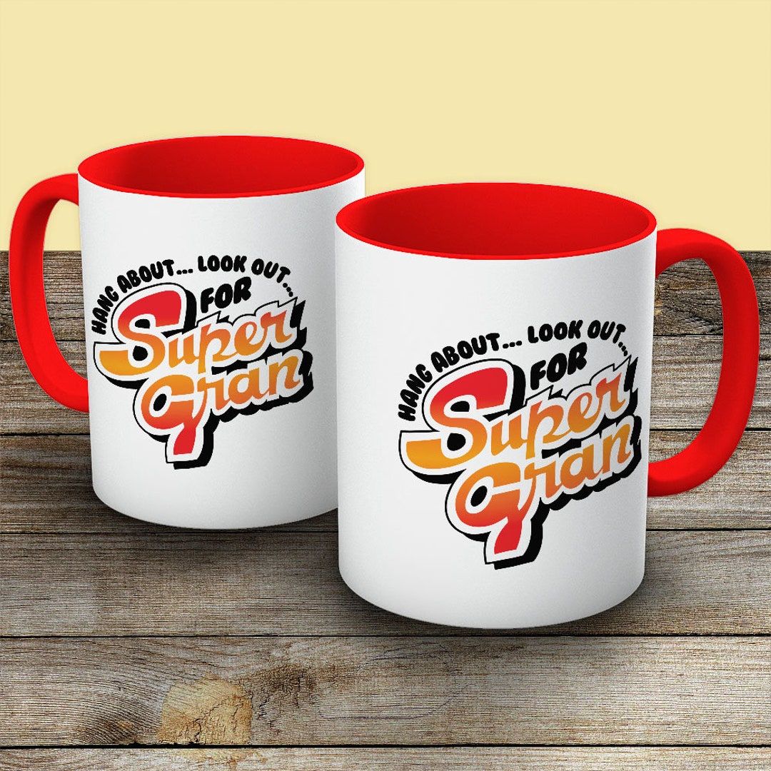 Super Gran Logo Watch Out Look Out 80's British - Etsy