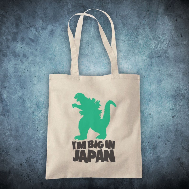 Godzilla Big in Japan Sci Fi Japanese Giant Monster Slogan - Etsy