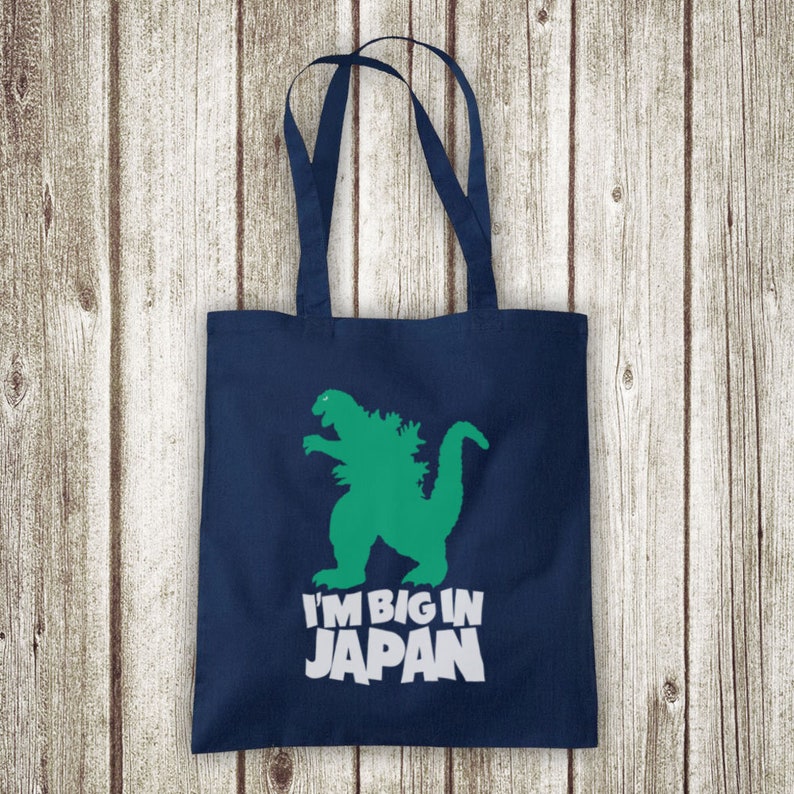 Godzilla Big in Japan Sci Fi Japanese Giant Monster Slogan - Etsy