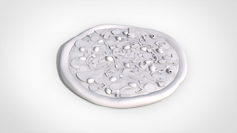 Pizza, 3D STL Digital File for 3D Printer, Original Design, STL File - Etsy