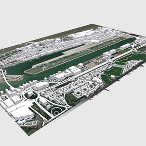 London City Airport England - 3d Model STL - Digital File for 3D ...