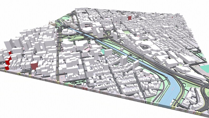 Cityscape Ottawa Canada - 3d Model STL - Digital File for 3D Printing ...