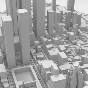 Cityscape New York USA Fragment City - 3d Model STL - Digital File for ...