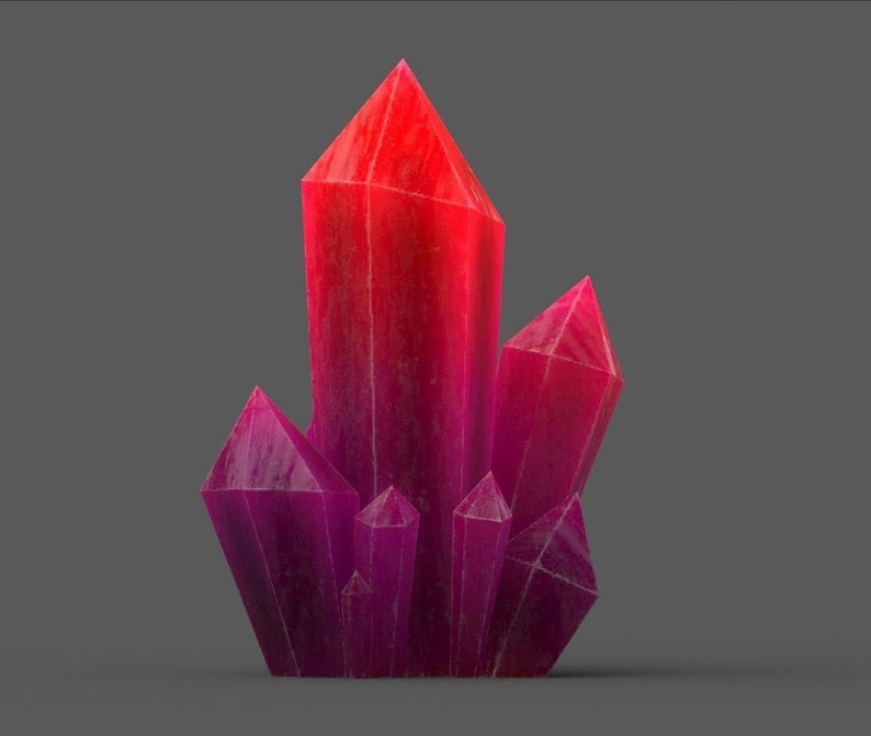 Crystal - 3D STL Digital File for 3D Printer, Original Design, STL File ...