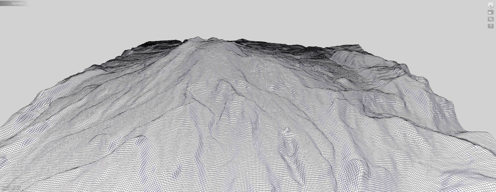 Mountain Landscape Volcano Calbuco Andes Mountains Chile - 3d Model STL ...