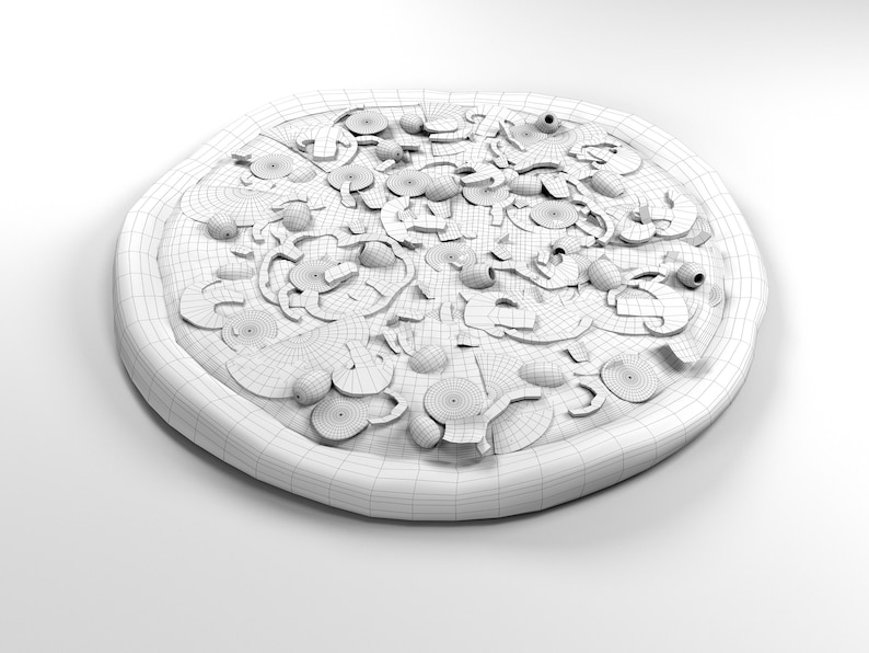 Pizza, 3D STL Digital File for 3D Printer, Original Design, STL File - Etsy