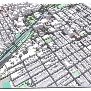 Cityscape Ottawa Canada - 3d Model STL - Digital File for 3D Printing ...