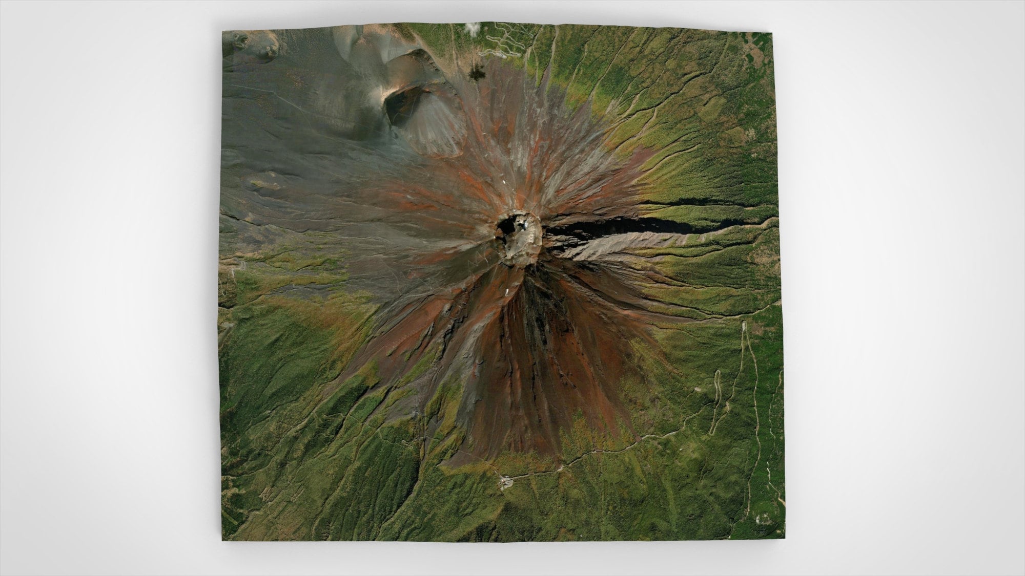 Volcano Fuji Japan - 3d Model STL - Digital File for 3D Printing ...