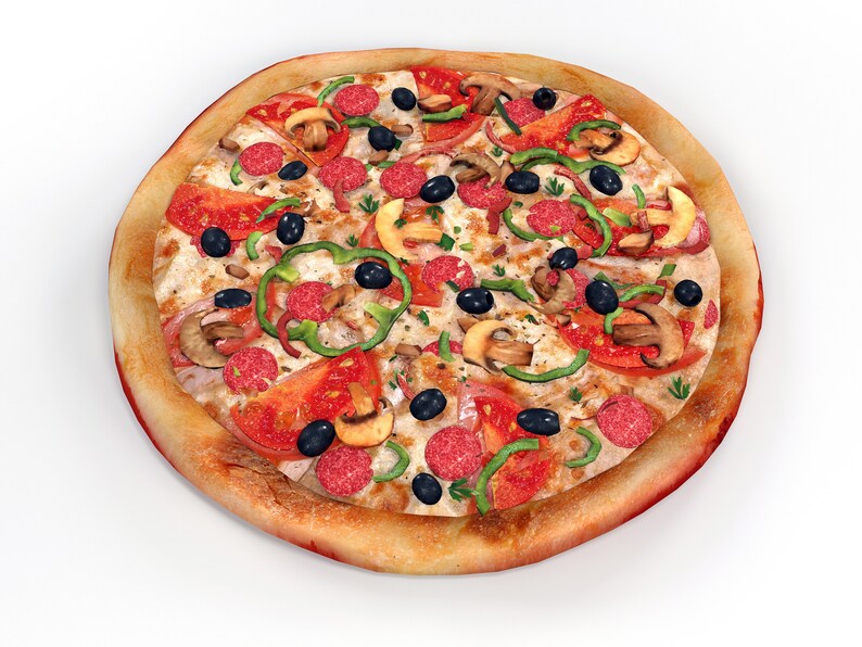 Pizza, 3D STL Digital File for 3D Printer, Original Design, STL File - Etsy