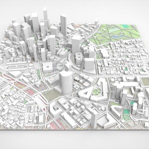 Cityscape Boston Massachusetts United States - 3d Model STL - Digital ...