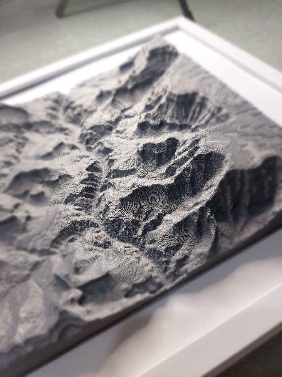 Grand Canyon-3d Model Stl-digital File for 3D Printing-topographic Map ...