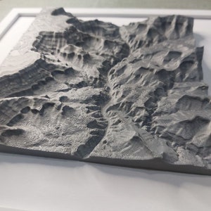 Grand Canyon-3d Model Stl-digital File for 3D Printing-topographic Map ...