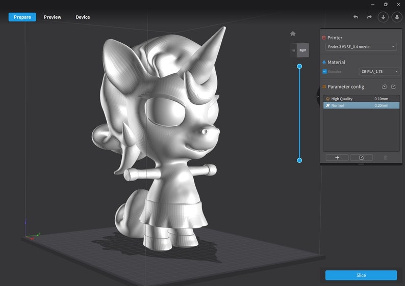 Unicorn 3D STL Digital File for 3D Printer, Original Design, STL File - Etsy