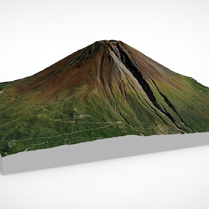 Volcano Fuji Japan - 3d Model STL - Digital File for 3D Printing ...