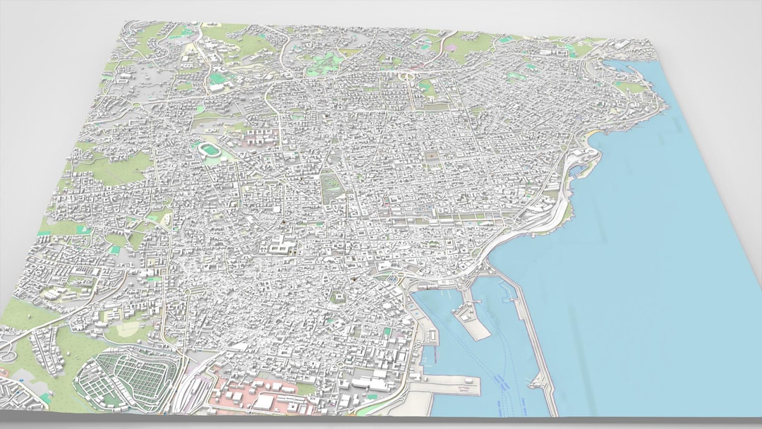 Cityscape Catania Sicily Italy - 3d Model STL - Digital File for 3D ...