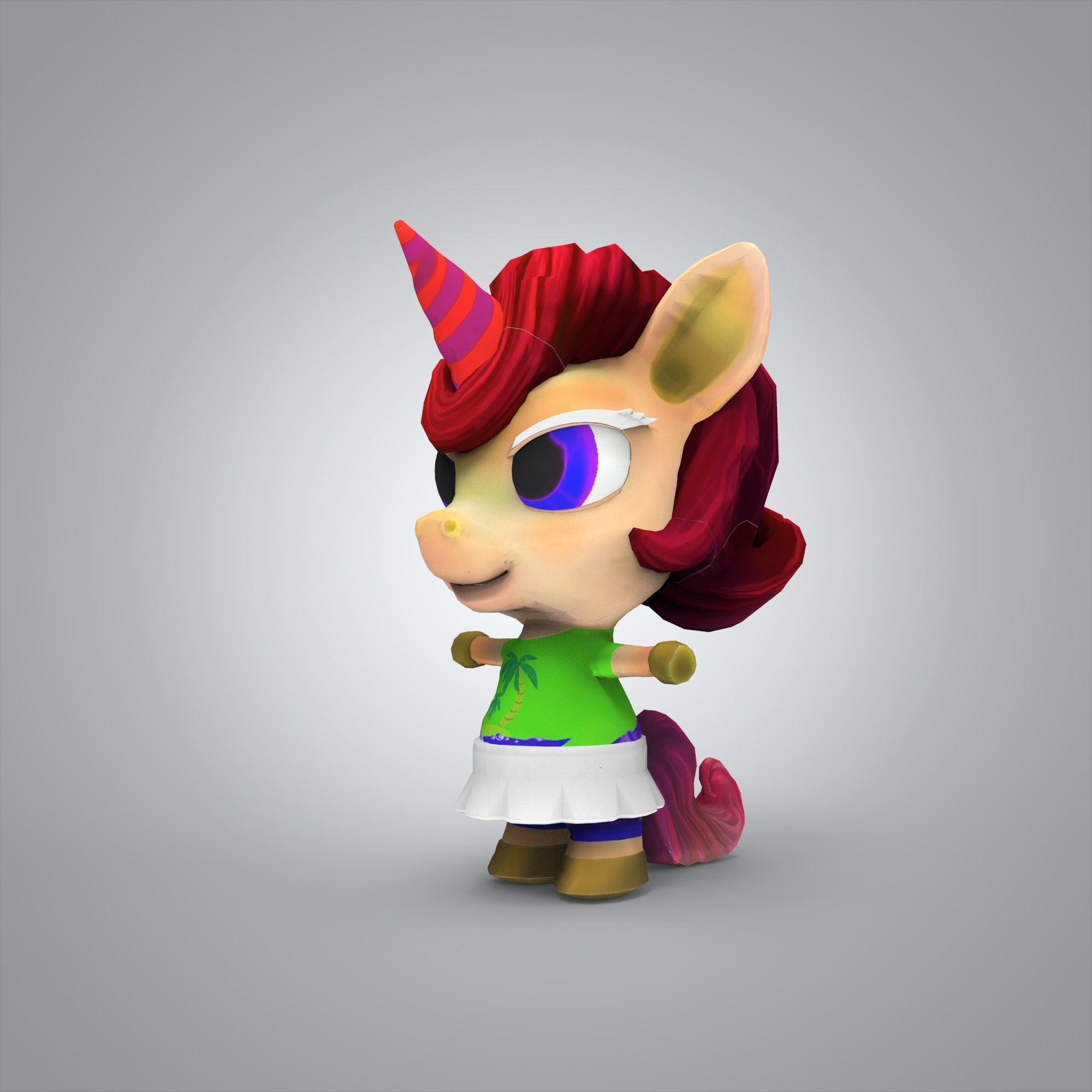 Unicorn 3D STL Digital File for 3D Printer, Original Design, STL File ...