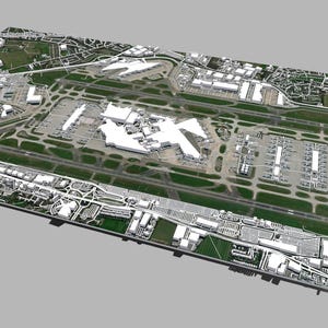 London Heathrow Airport England - 3d Model STL - Digital File for 3D ...