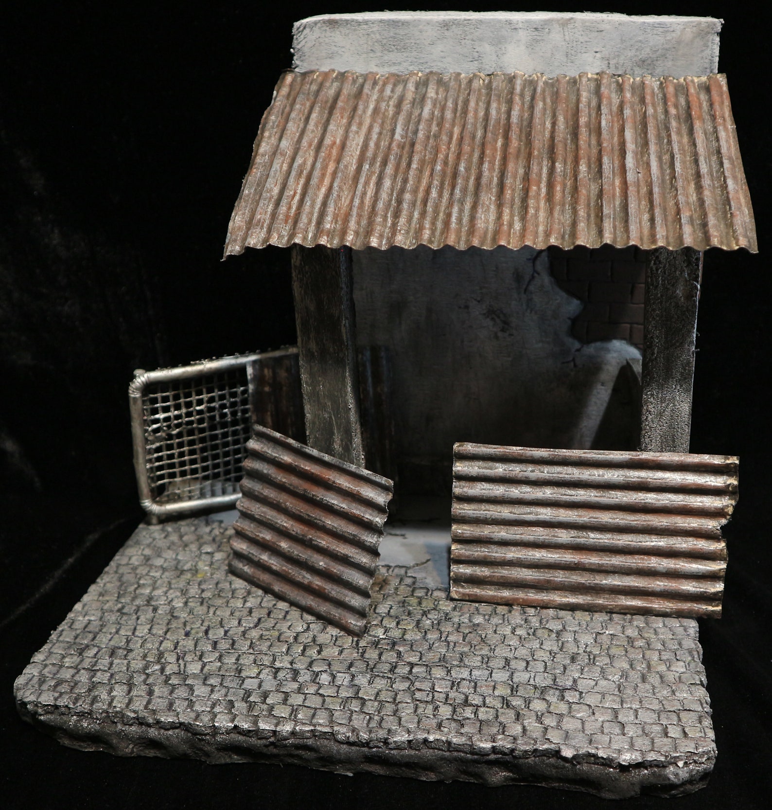 Figure Diorama Barricade Action Figure Display for ~5-6" Action Figures ...