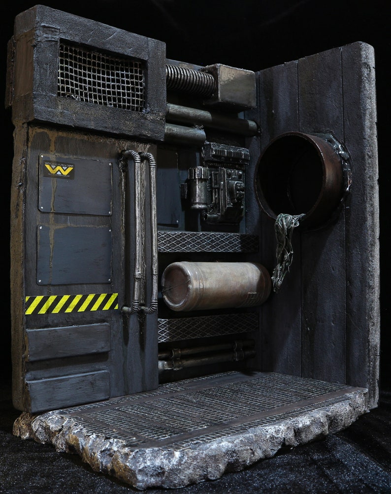 Figure Diorama Alien Xenomorph Action Figure Diorama for Alien NECA and ...