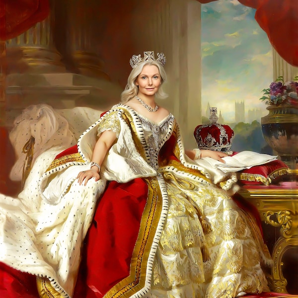 Royal Portrait - Etsy