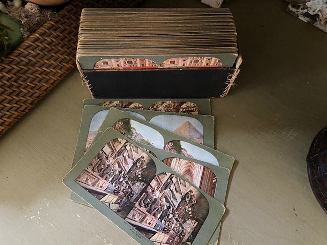 1905 T.W. Ingersoll Lithoview Steroview Cards Box of 100 - Etsy