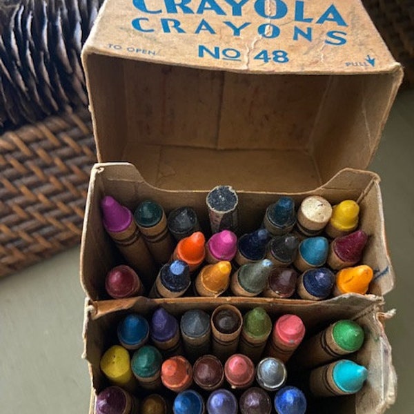 Vintage Crayola - Etsy