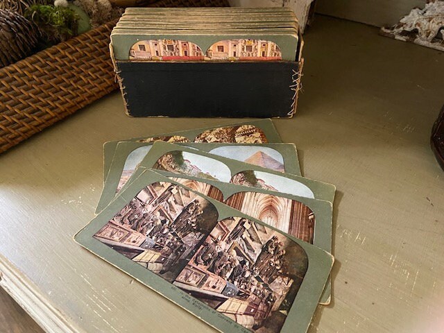 1905 T.W. Ingersoll Lithoview Steroview Cards Box of 100 - Etsy