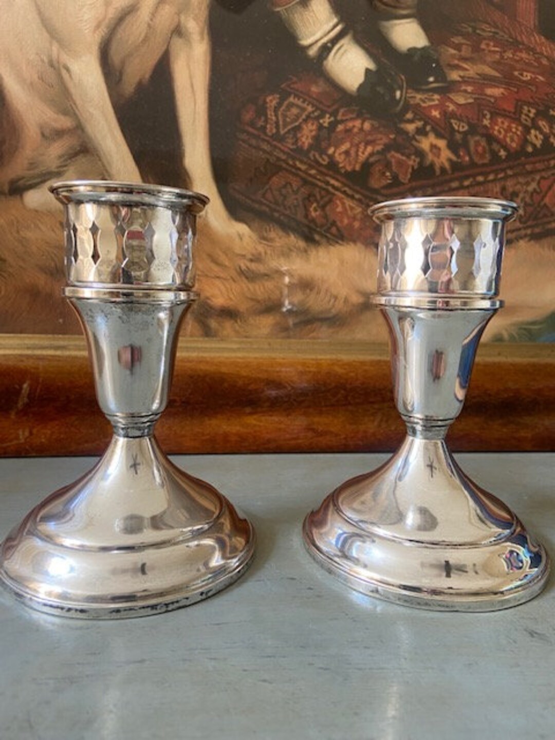 Vintage Towle Sterling Silver Candlesticks - Etsy