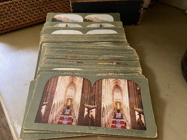 1905 T.W. Ingersoll Lithoview Steroview Cards Box of 100 - Etsy